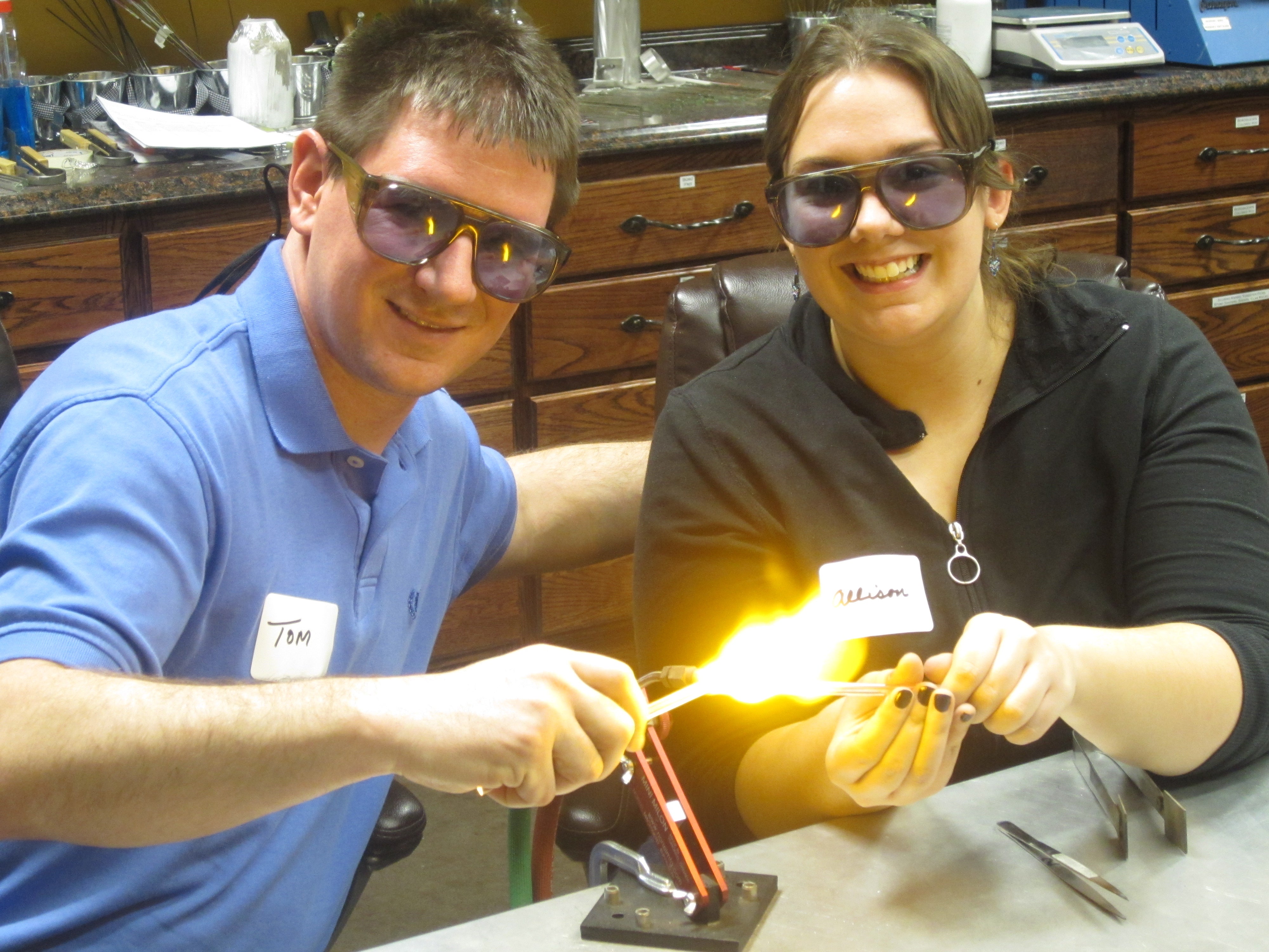 Glass Flameworking Couples Date Night – Rochester Arc + Flame Center